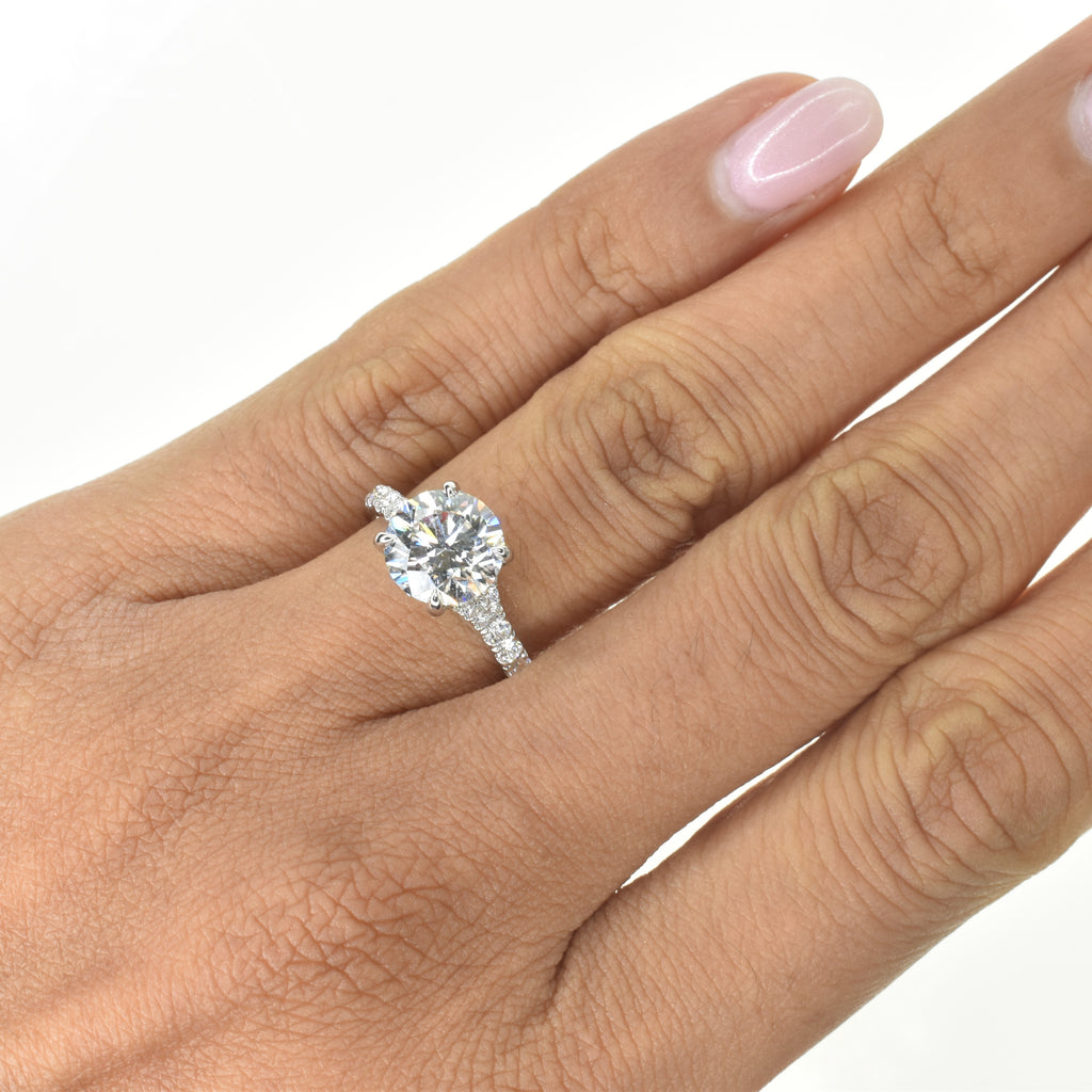 Flawless Lab Grown Diamond Engagement Ring – NIYA K