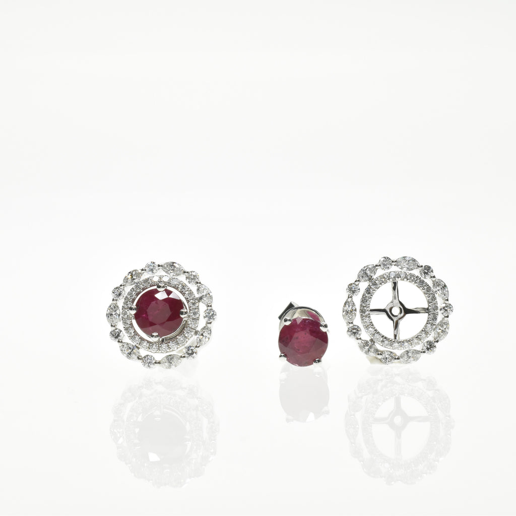 Marquise & Round Diamond Jacket with Gemstones – NIYA K