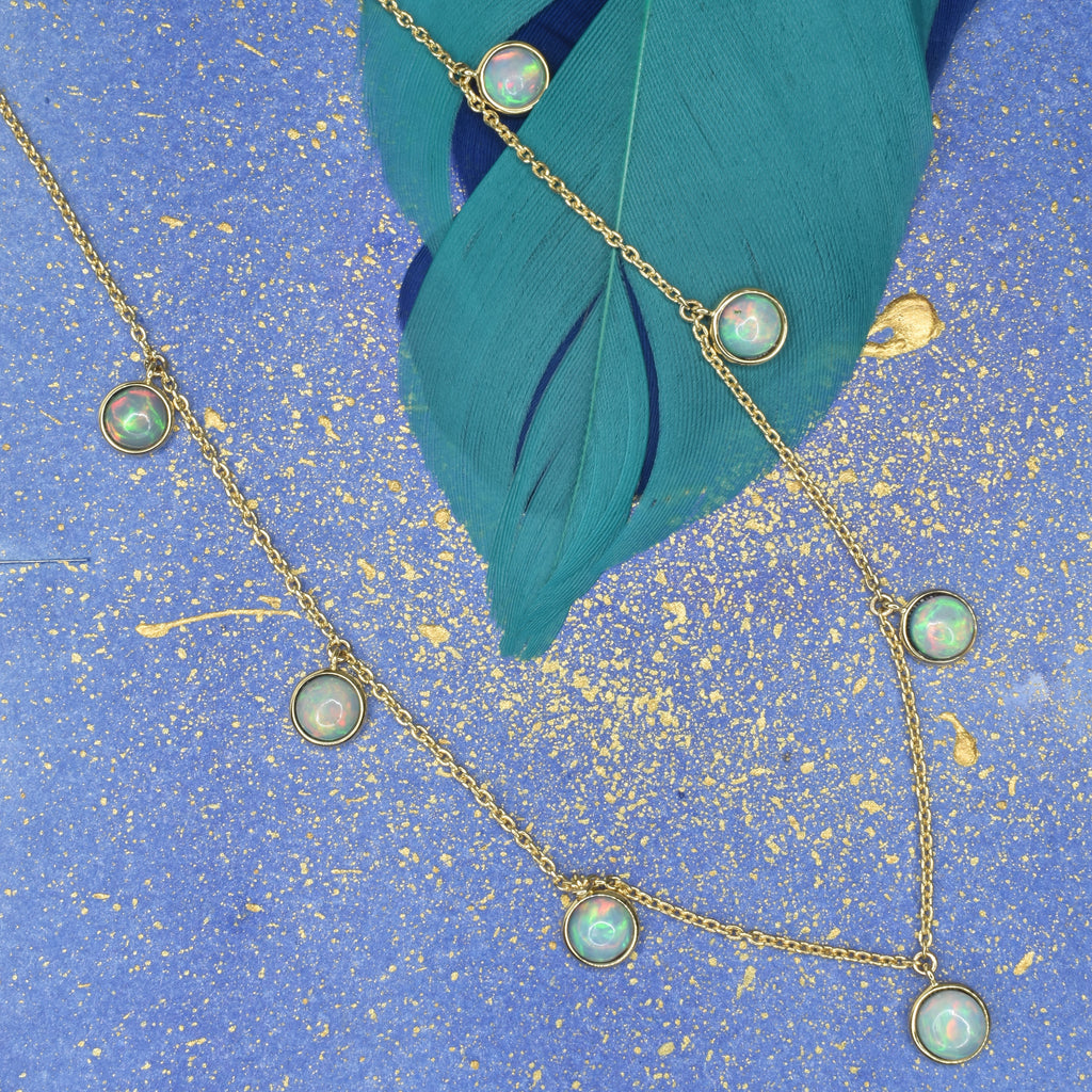 Opal Dangling Necklace – NIYA K