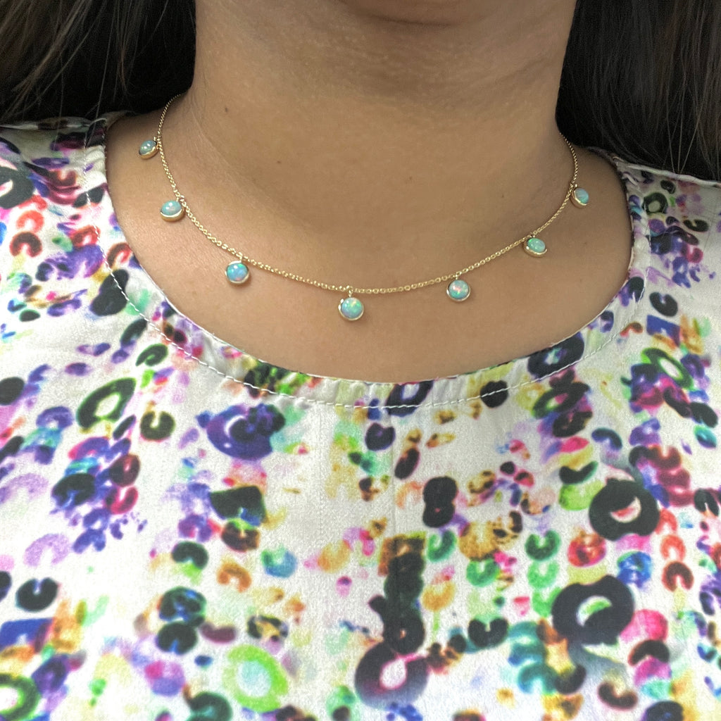 Opal Dangling Necklace – NIYA K