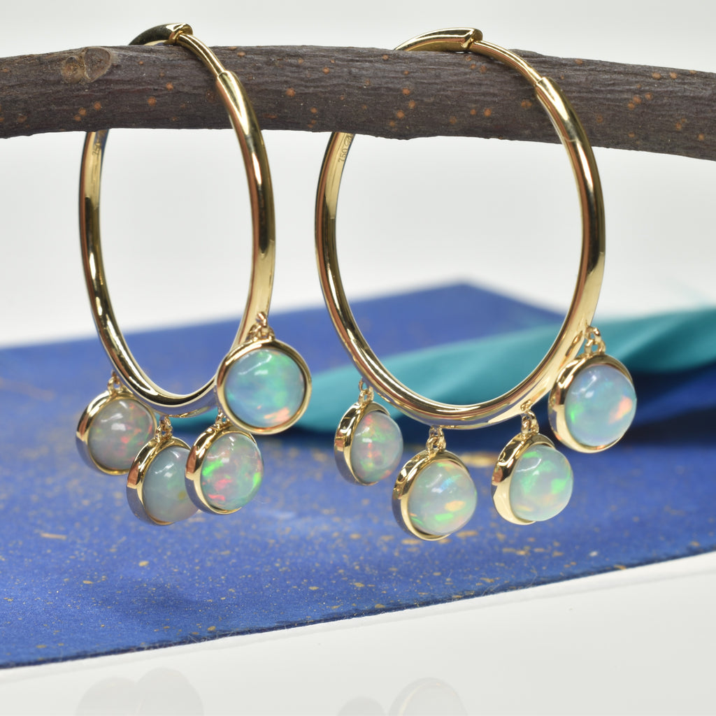 Opal Dangling Earrings – NIYA K