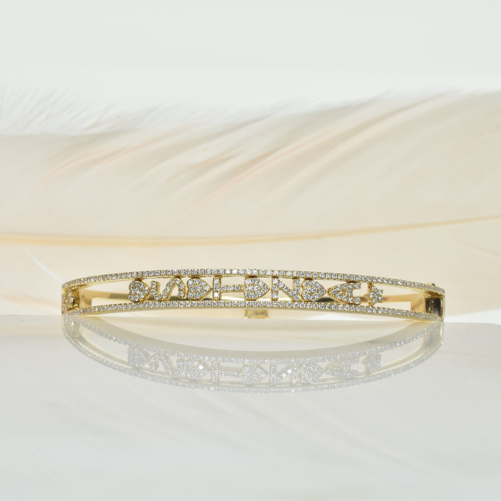 Personalised Charms Slider Bangle – NIYA K