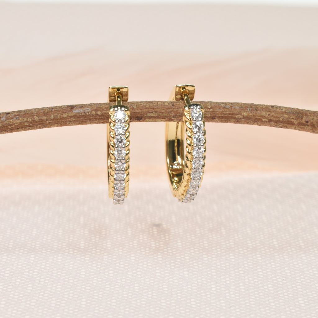 Baby Hoops with Rope Edges – NIYA K